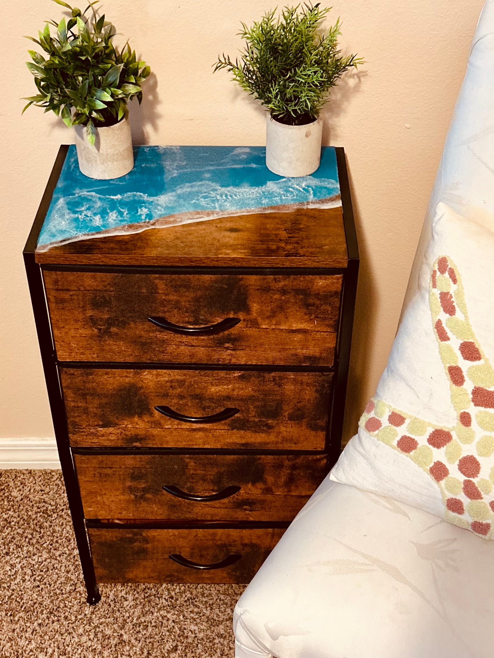 Ocean Themed 4 Drawer Dresser - Etsy