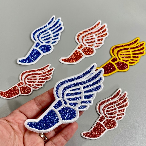 Running Shoe Iron on Patches - Etsy