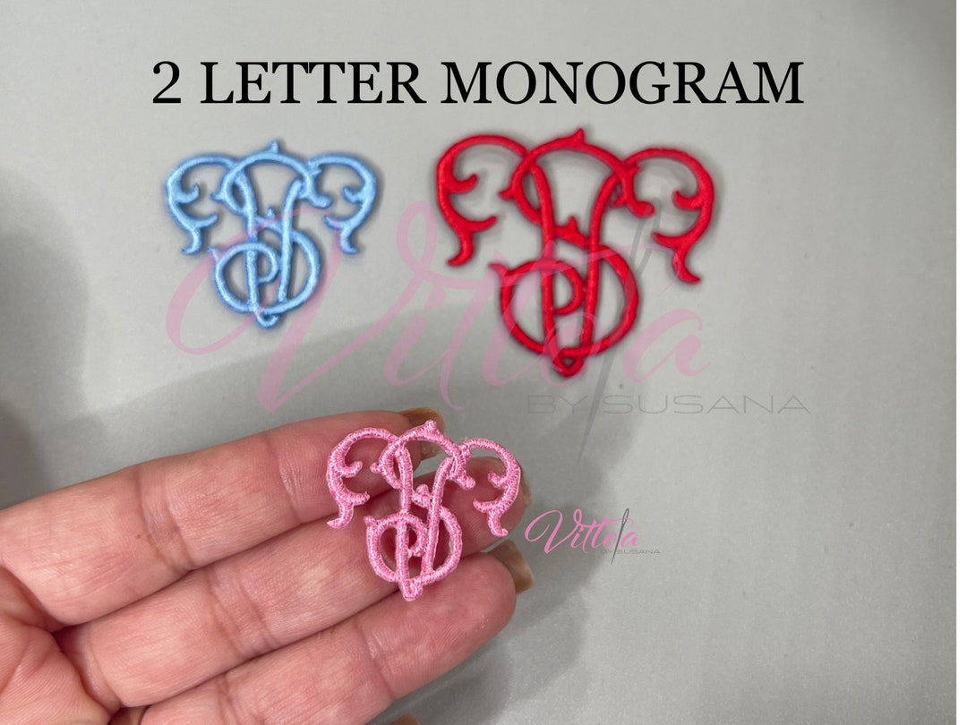 Custom Monogram Name Patch - Personalized - Bride - Groom - Bridal Gift ...