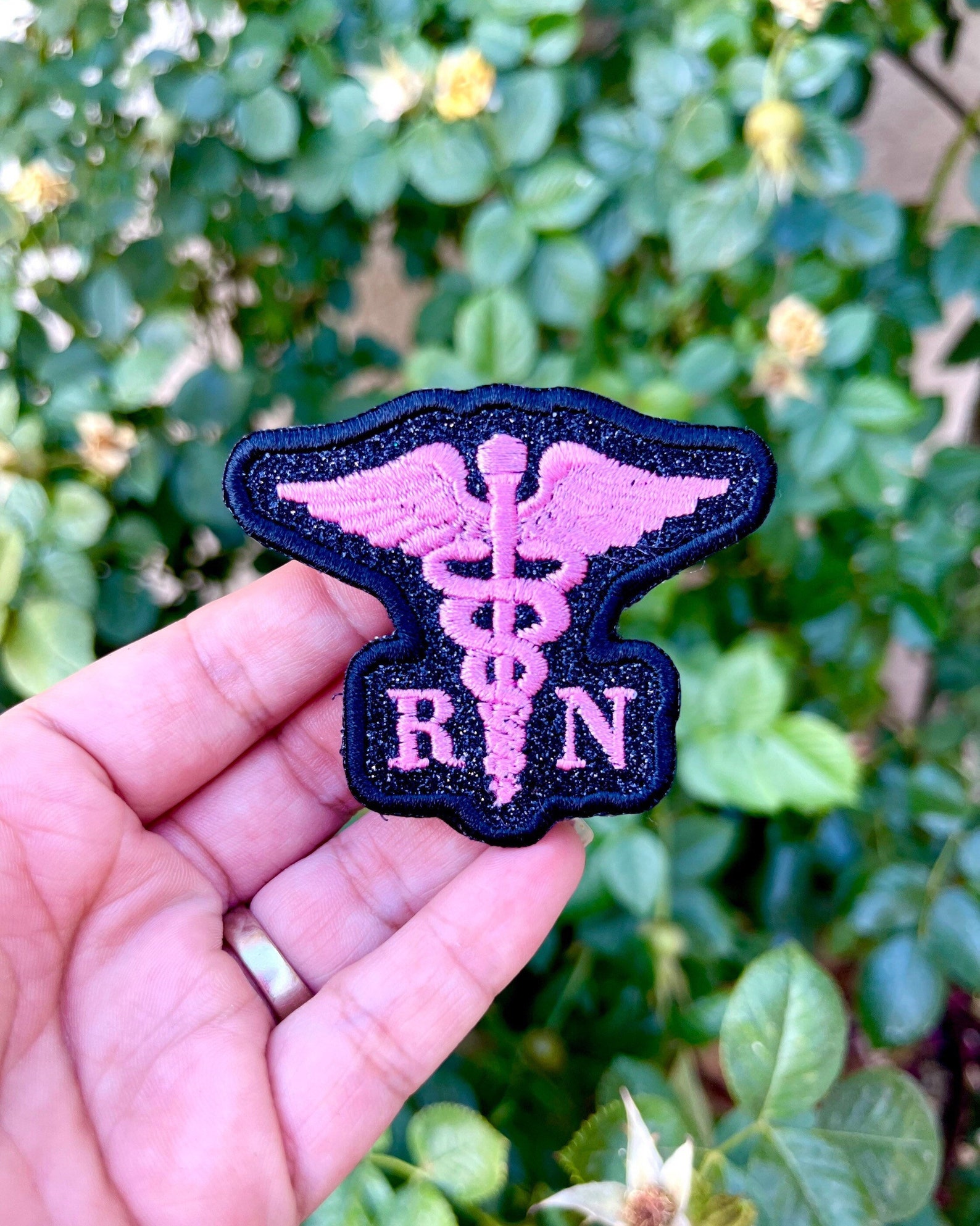 Personalized -custom Sparkly Medical Caduceus, Medicine, Doctor, Nurse ...
