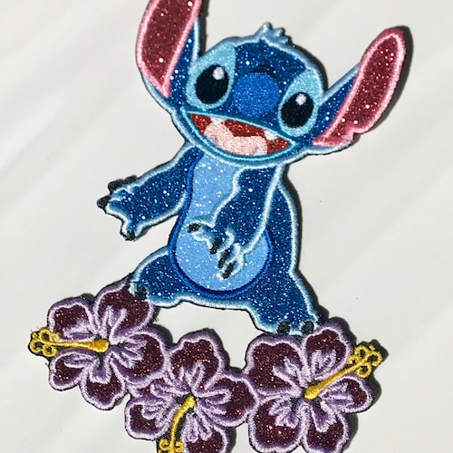 Large Lilo and Stitch Inspired Embroidered Iron on Patch - Etsy