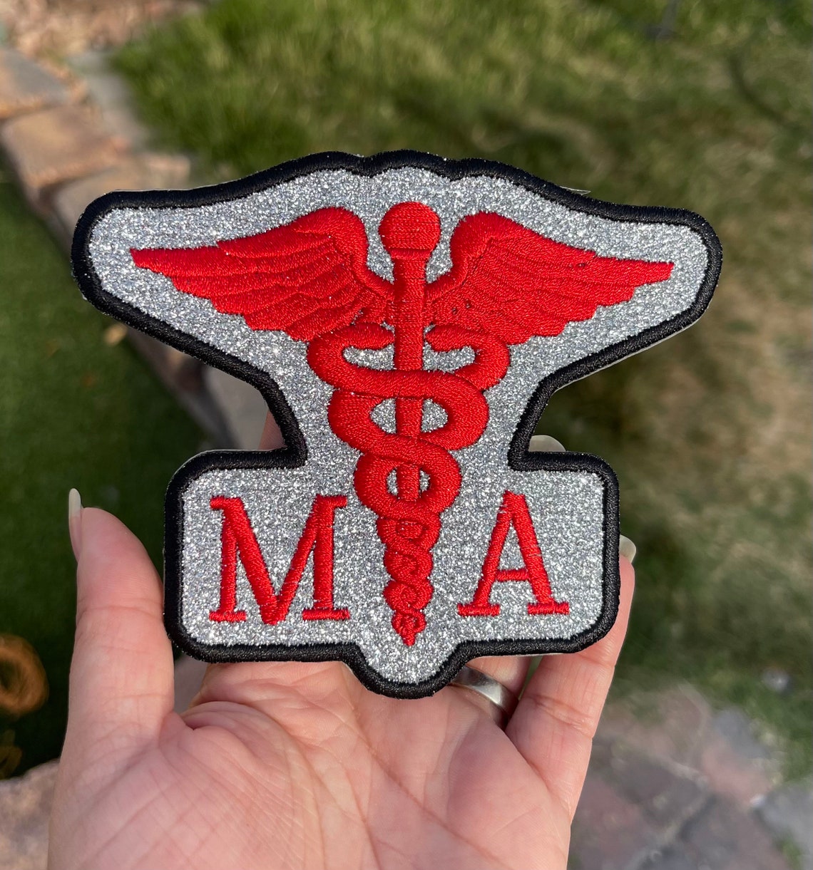 Personalized custom Sparkly Medical Caduceus Medicine - Etsy