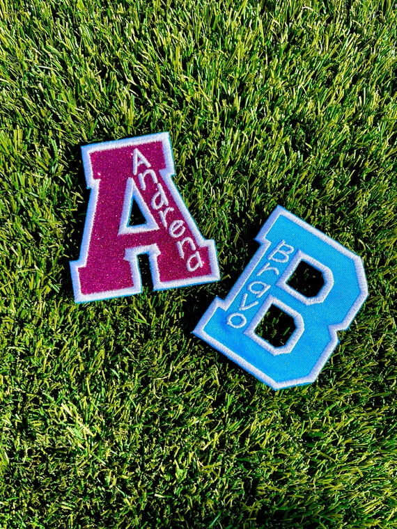 Varsity Letter Custom Name Patch Personalized Name Patch - Etsy
