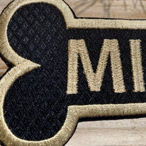 Custom Dog Name Patch Custom Dog Bone Patch for Dog Vest or | Etsy