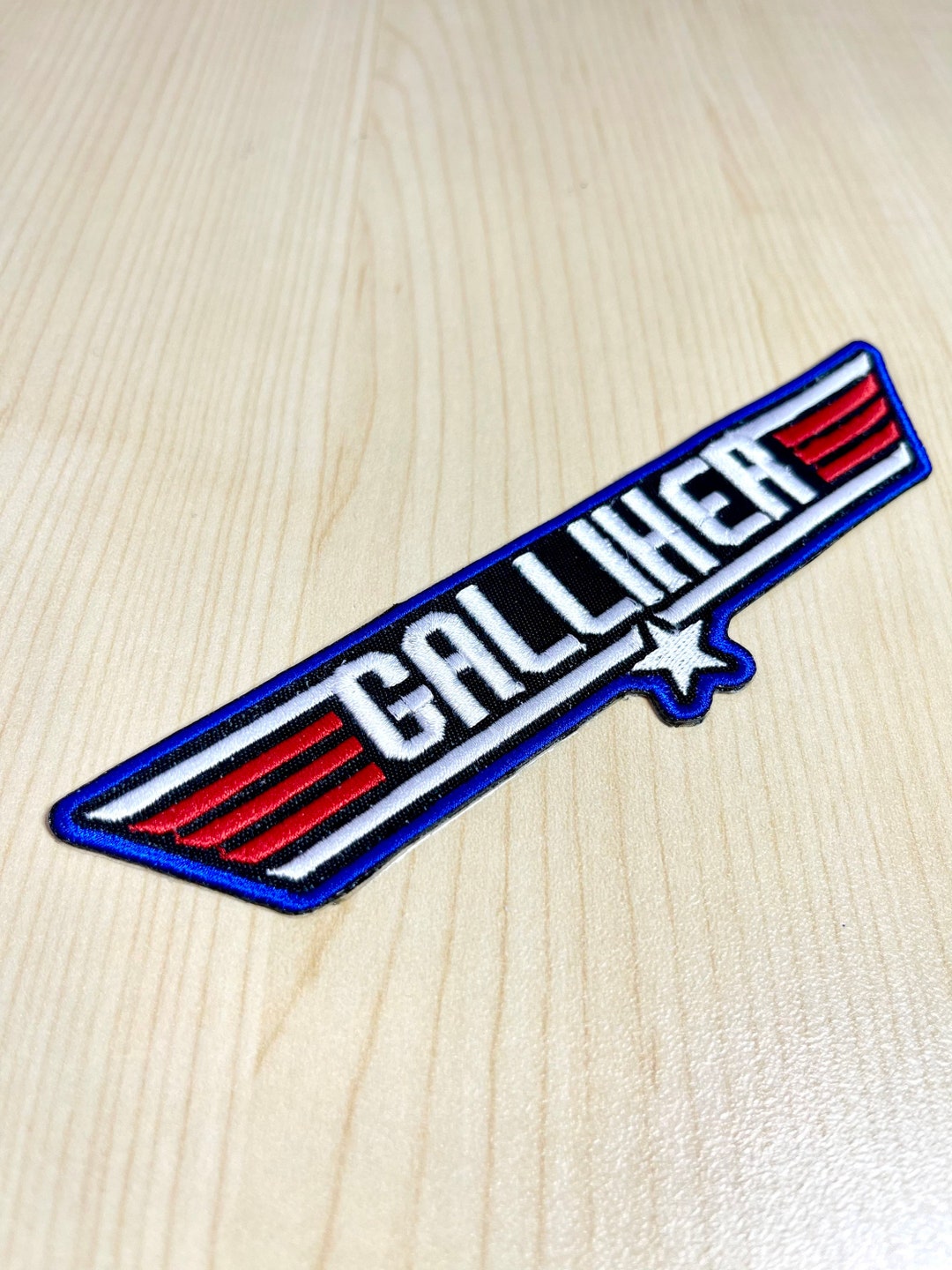 Custom Inspired Top Gun Name Patch Personalized Maverick Iron on Kids Custom Inspired Top Gun Name Patch Personalized Maverick Iron on Kids