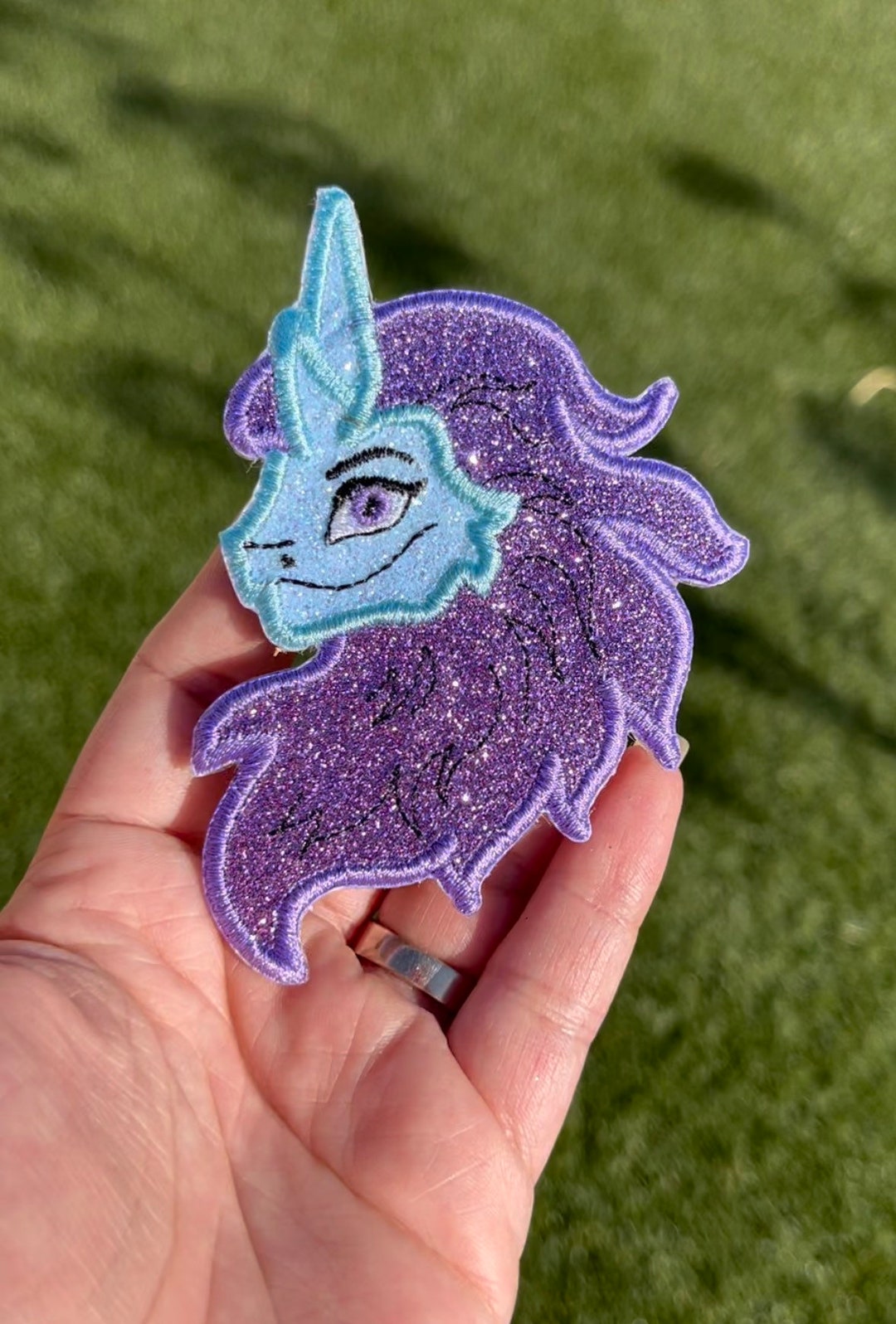 Dragon Inspired Sisu - Raya and the Last Dragon - Sparkly Patch - Iron ...