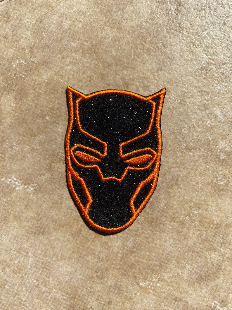 Black Panther Patch Inspired Chadwick Boseman / Wakanda / Memorable / Sparkly Patch - Etsy