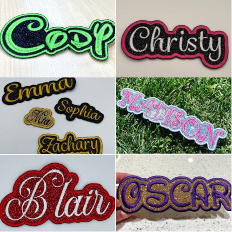 Custom Name Patch Personalized Embroider Patch Iron-on - Etsy