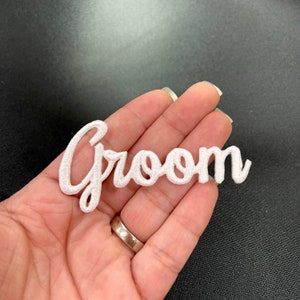 Custom Name Patch - Personalized M - Iron on - Kids - Bride - Groom ...