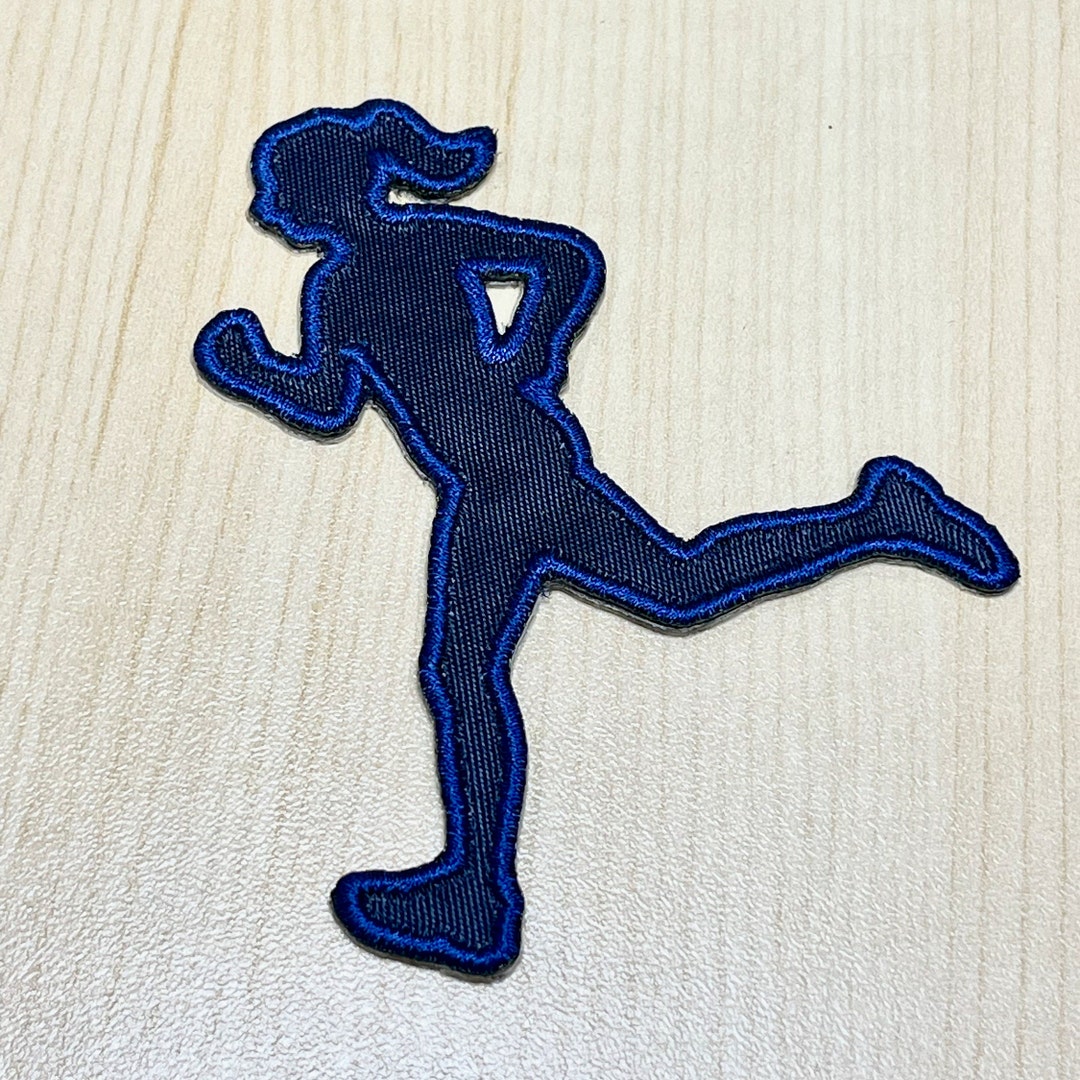 Running Track Field Shoe Sports Fly Customized Patch Iron-on Kids ...