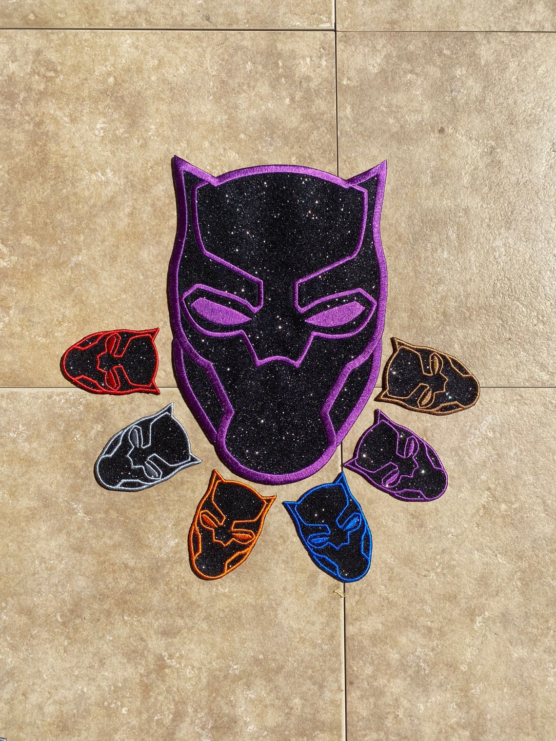 Black Panther Patch Inspired Chadwick Boseman / Wakanda / Memorable / Sparkly Patch - Etsy