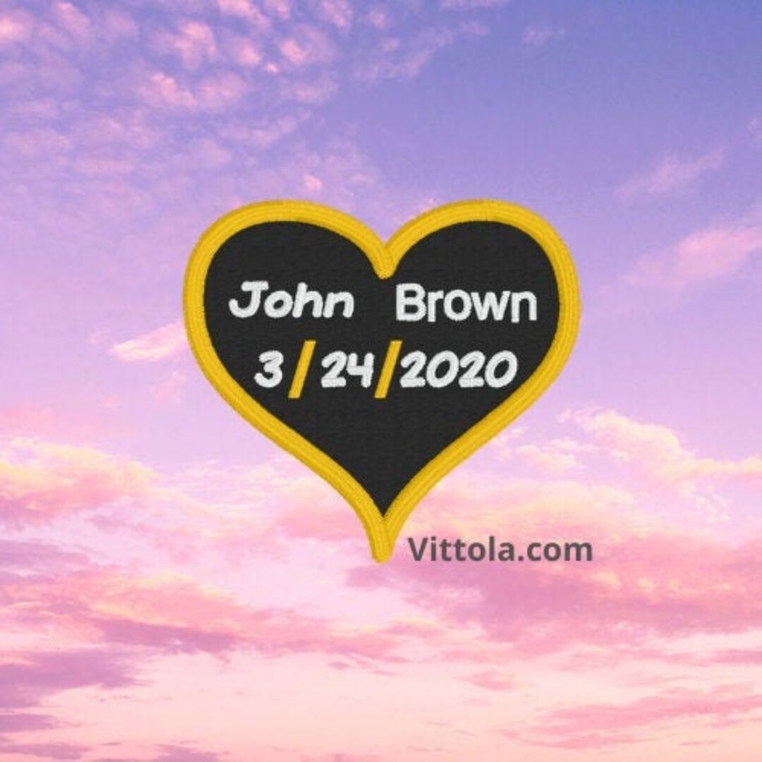 Memorabilia Custom RIP Name Patch - Personalized Deceased Name - Passed ...