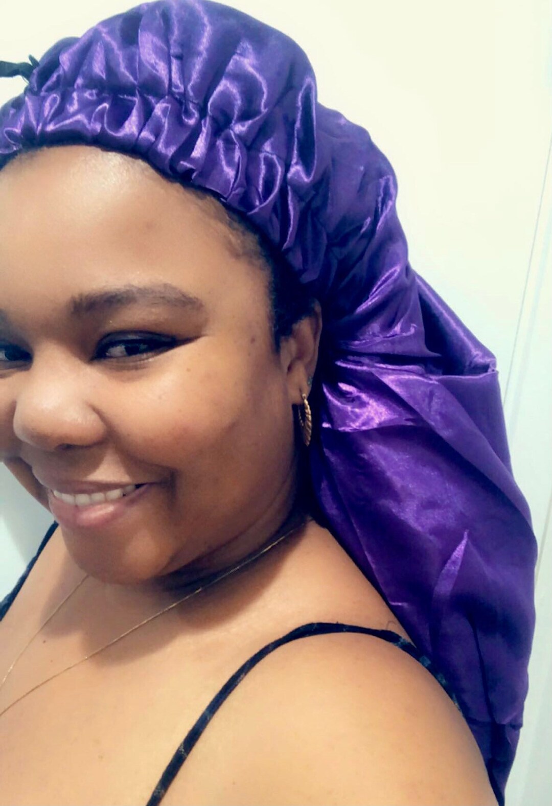 Satin-edged Bonnet for Locs | Loc Accessory - Etsy