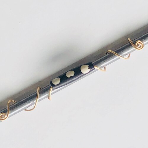 Black White and Bronze Loc Cuff African Loc Jewelry - Etsy