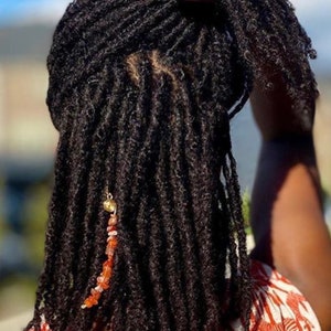 Earth Tone Crystal Loc Cuff - Etsy