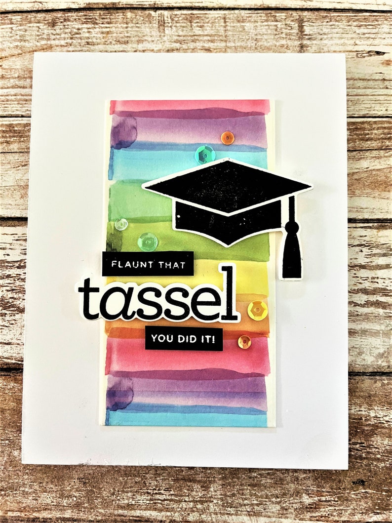 Happy Graduation Card, Rainbow Graduation Card, for the Graduate ...