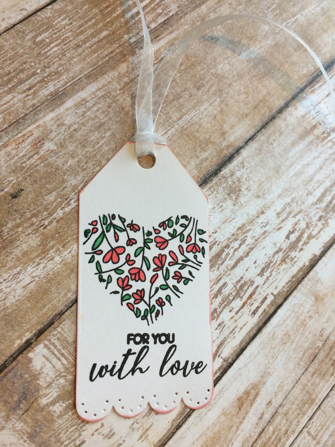 Heart Gift Tags, Candy Bag Gift Tags, Heart Gift Tags, for You With ...