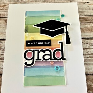Happy Graduation Card, Rainbow Graduation Card, for the Graduate ...