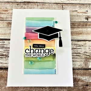 Happy Graduation Card, Rainbow Graduation Card, for the Graduate ...