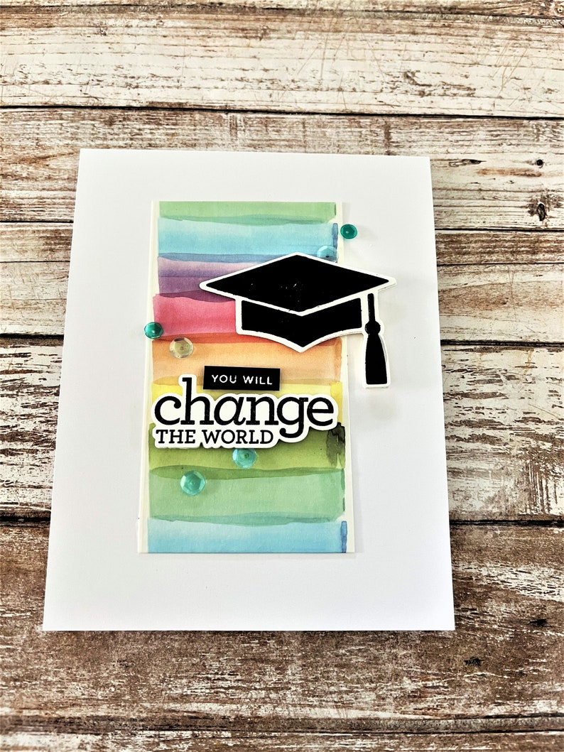 Happy Graduation Card, Rainbow Graduation Card, for the Graduate ...