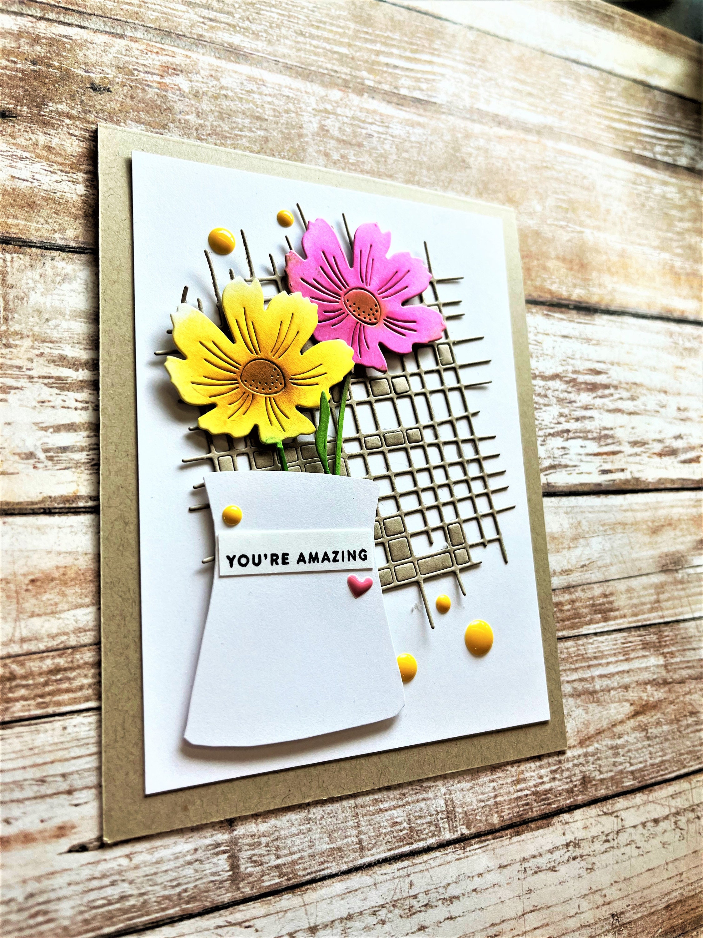 Your Amazing Greeting Card, From the Wildflower Vases Series, Any ...