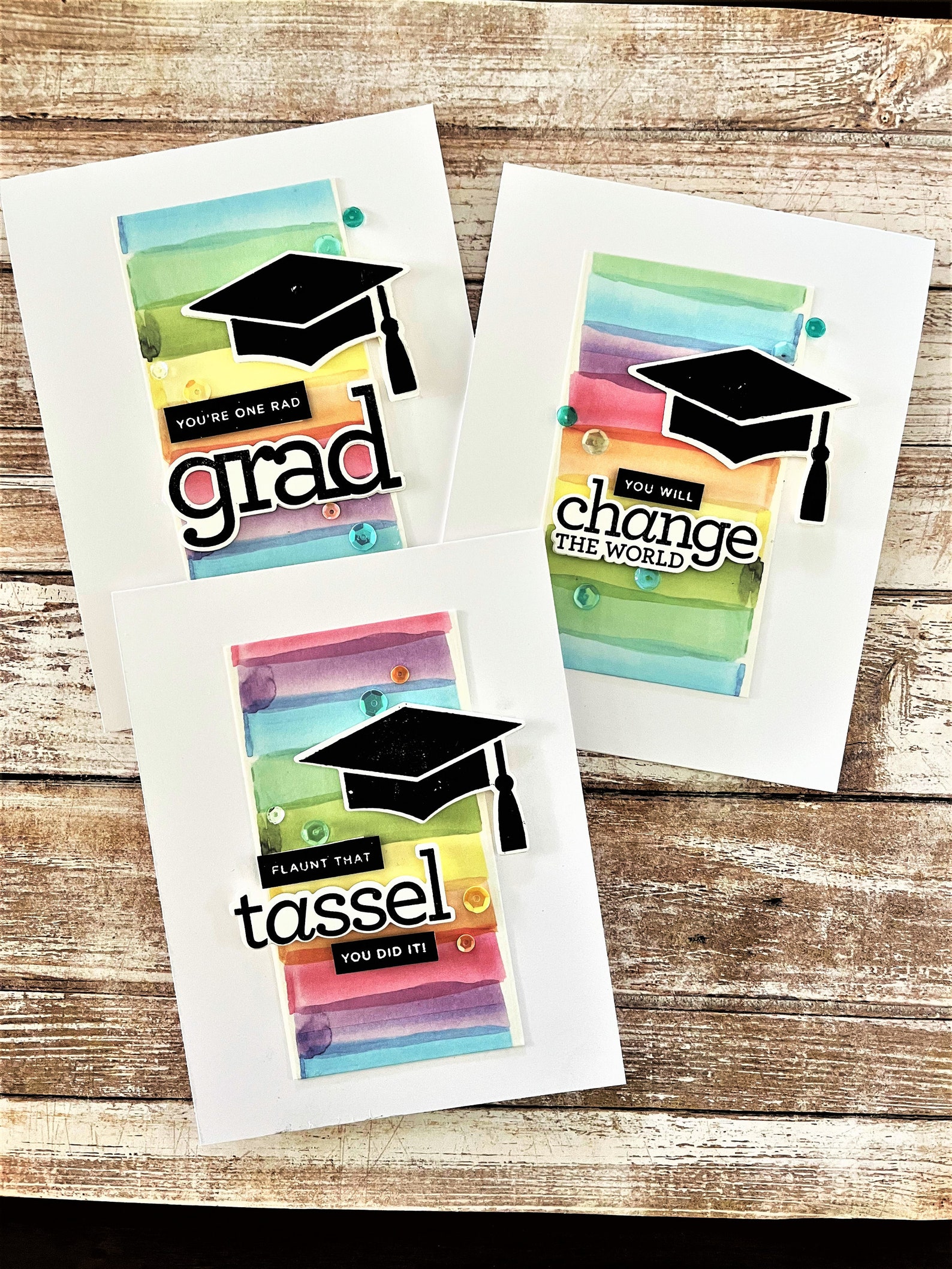 Happy Graduation Card, Rainbow Graduation Card, for the Graduate ...