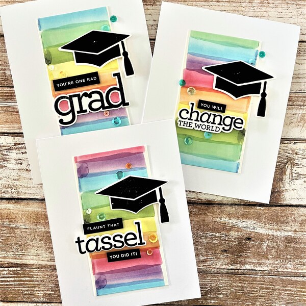 Rainbow Graduation - Etsy
