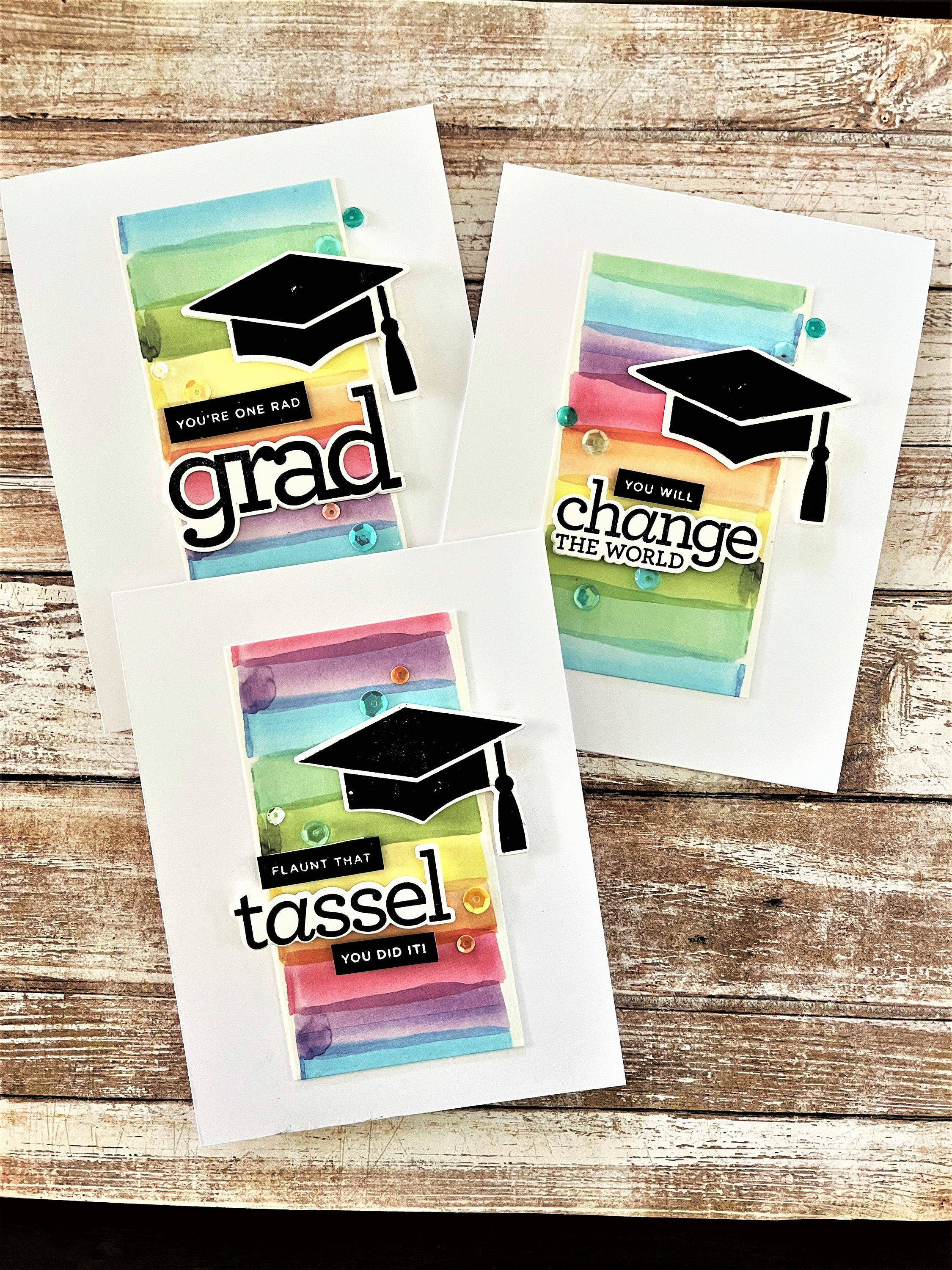 Happy Graduation Card, Rainbow Graduation Card, for the Graduate ...