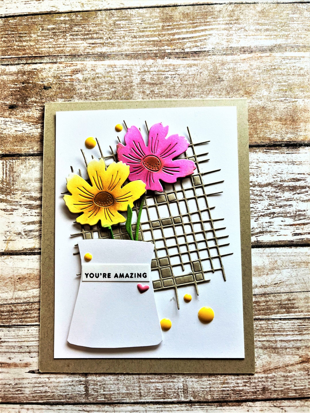 Your Amazing Greeting Card, From the Wildflower Vases Series, Any ...