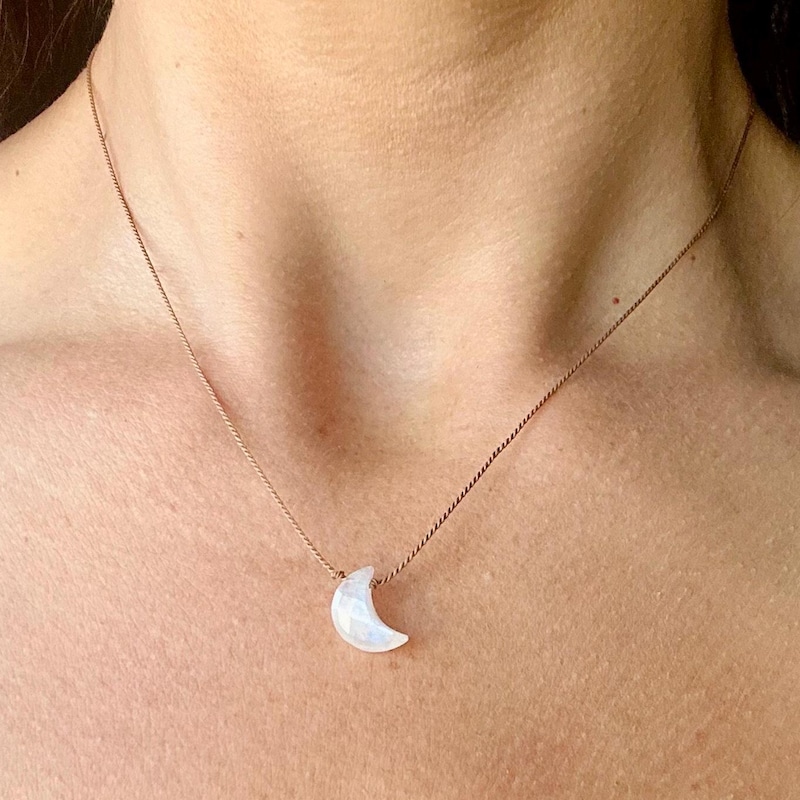 Moonstone Full Necklace - Etsy