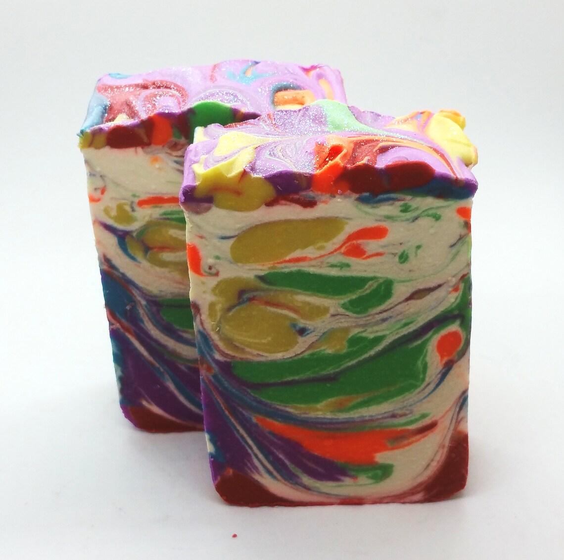 Apple Mango Tango Artisan Soap Cold Process Soap Rainbow - Etsy