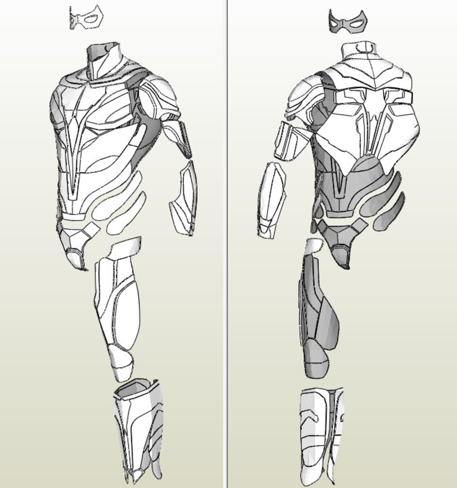 Pepakura patterns nightwing - bxecareer