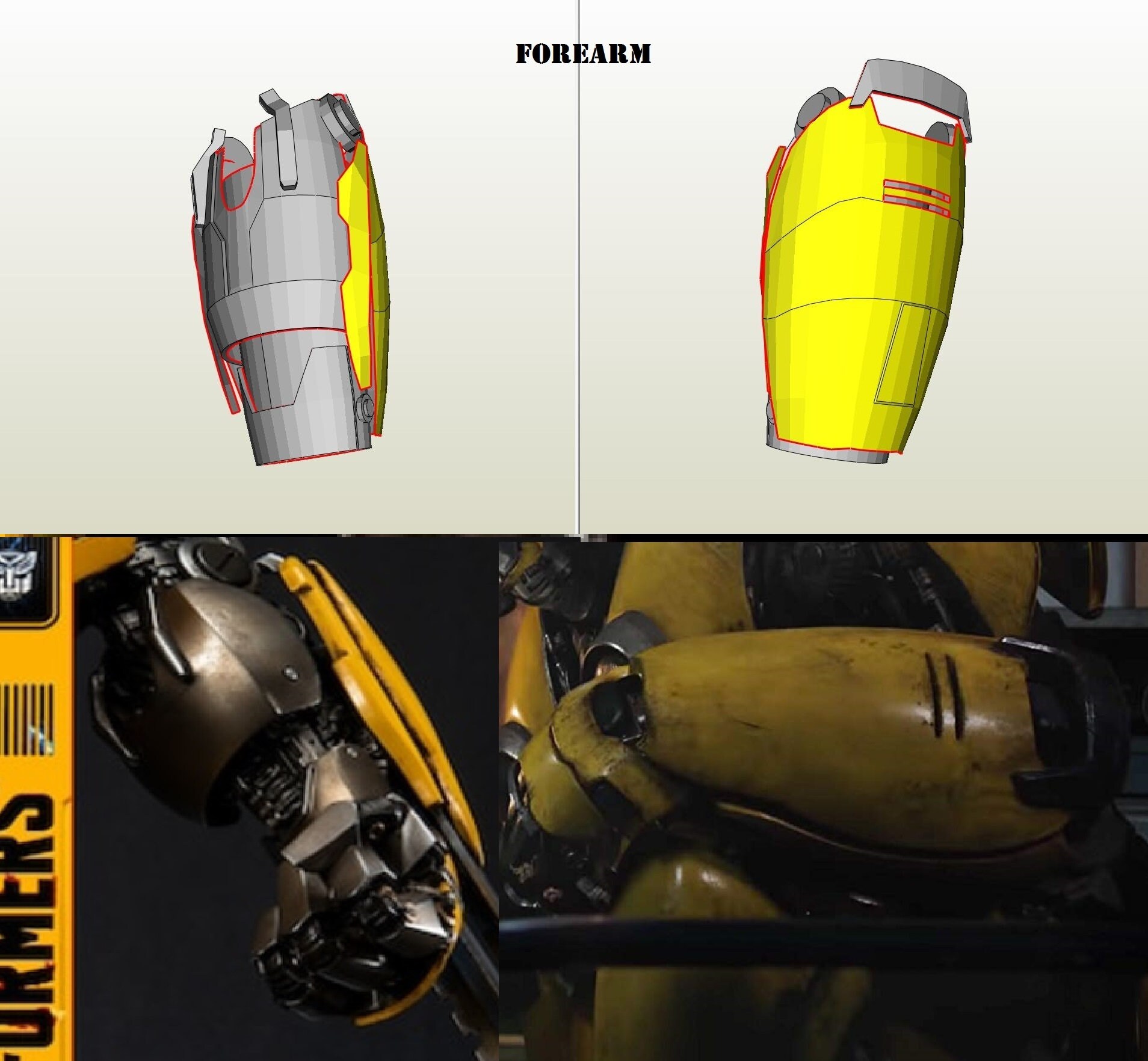 Bumblebee 2018 Full Armor Pepakura Files | Etsy