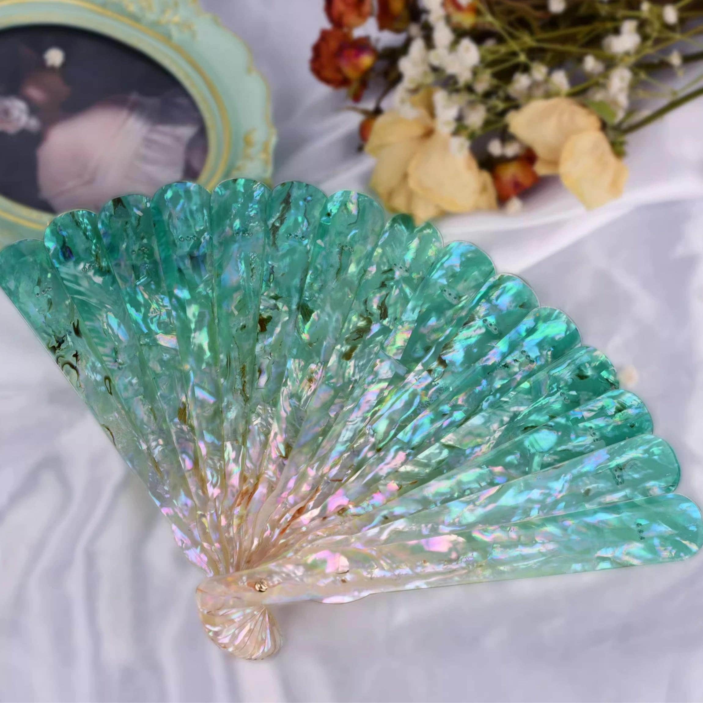 Antique Mother of Pearl Ombre Hand Fan: Luxury Shell Fan - Etsy