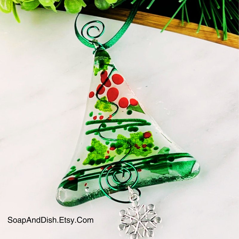 Holiday Berry Fused Glass - Etsy