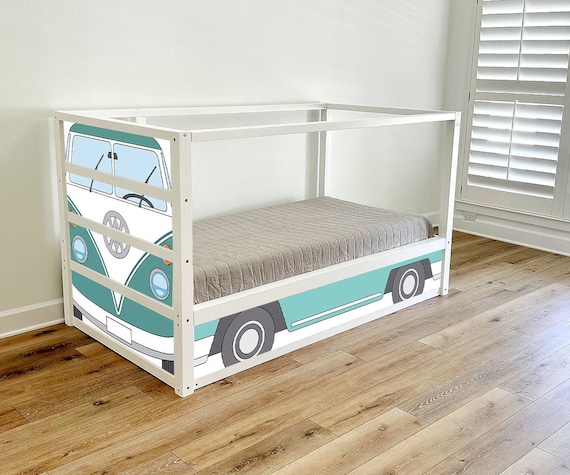 Ivy Twin Kids Canopy Bed Convertible Loft Bed Private Sleeping Space Canopy Bed for Kids Customizable Canopy Etsy