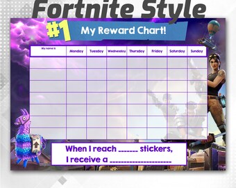 Sticker chart | Etsy