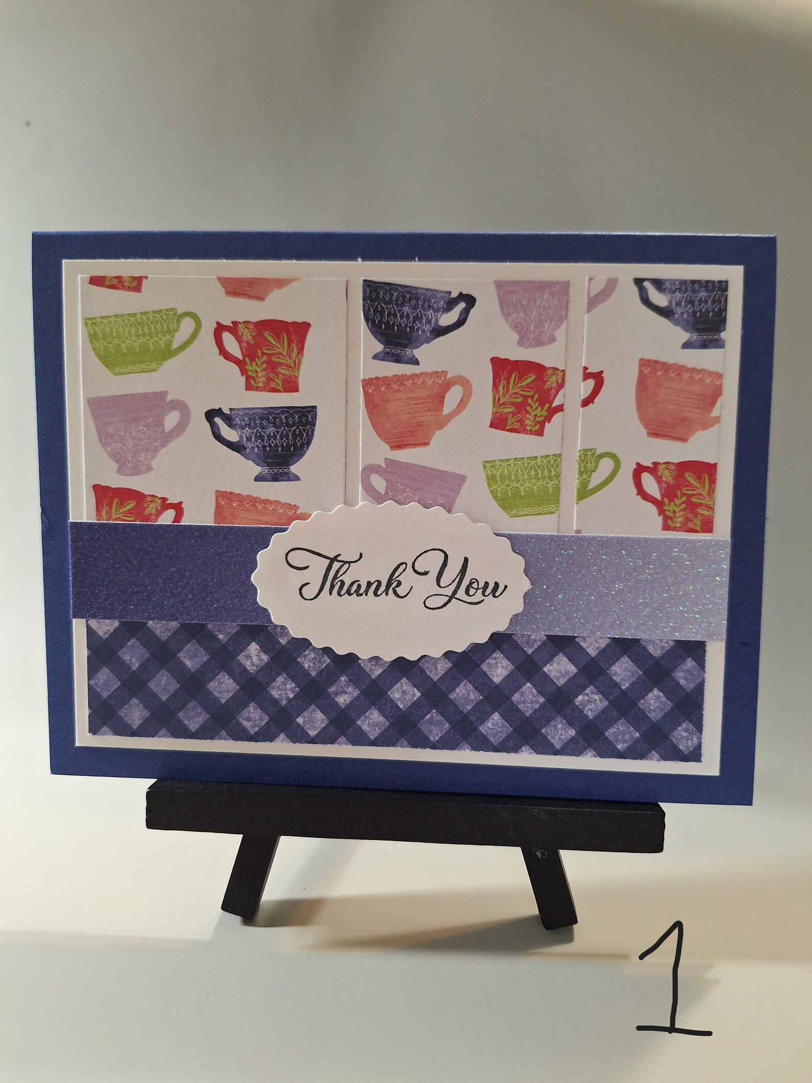 Handmade Card Thank You Tea - Etsy