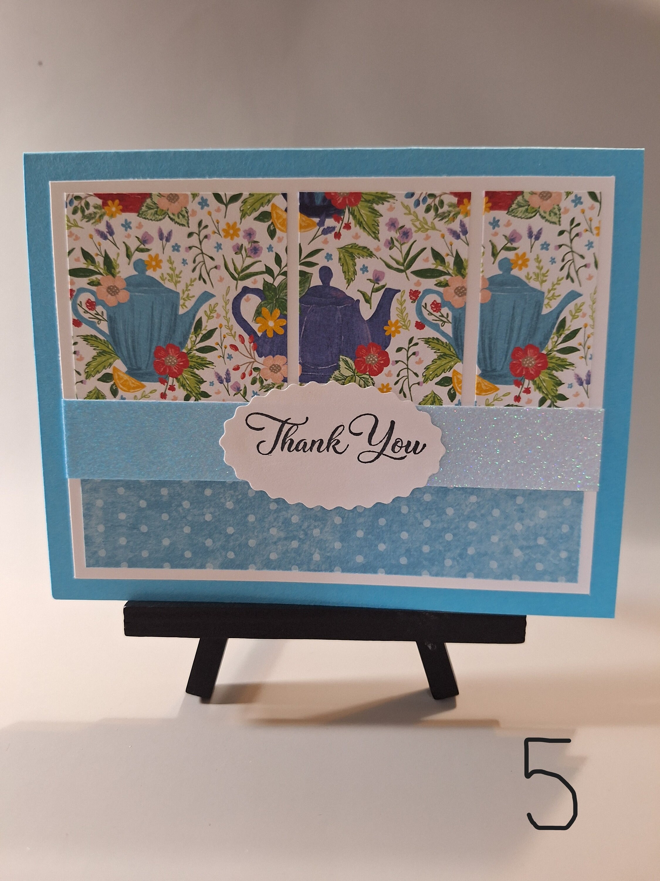 Handmade Card Thank You Tea - Etsy