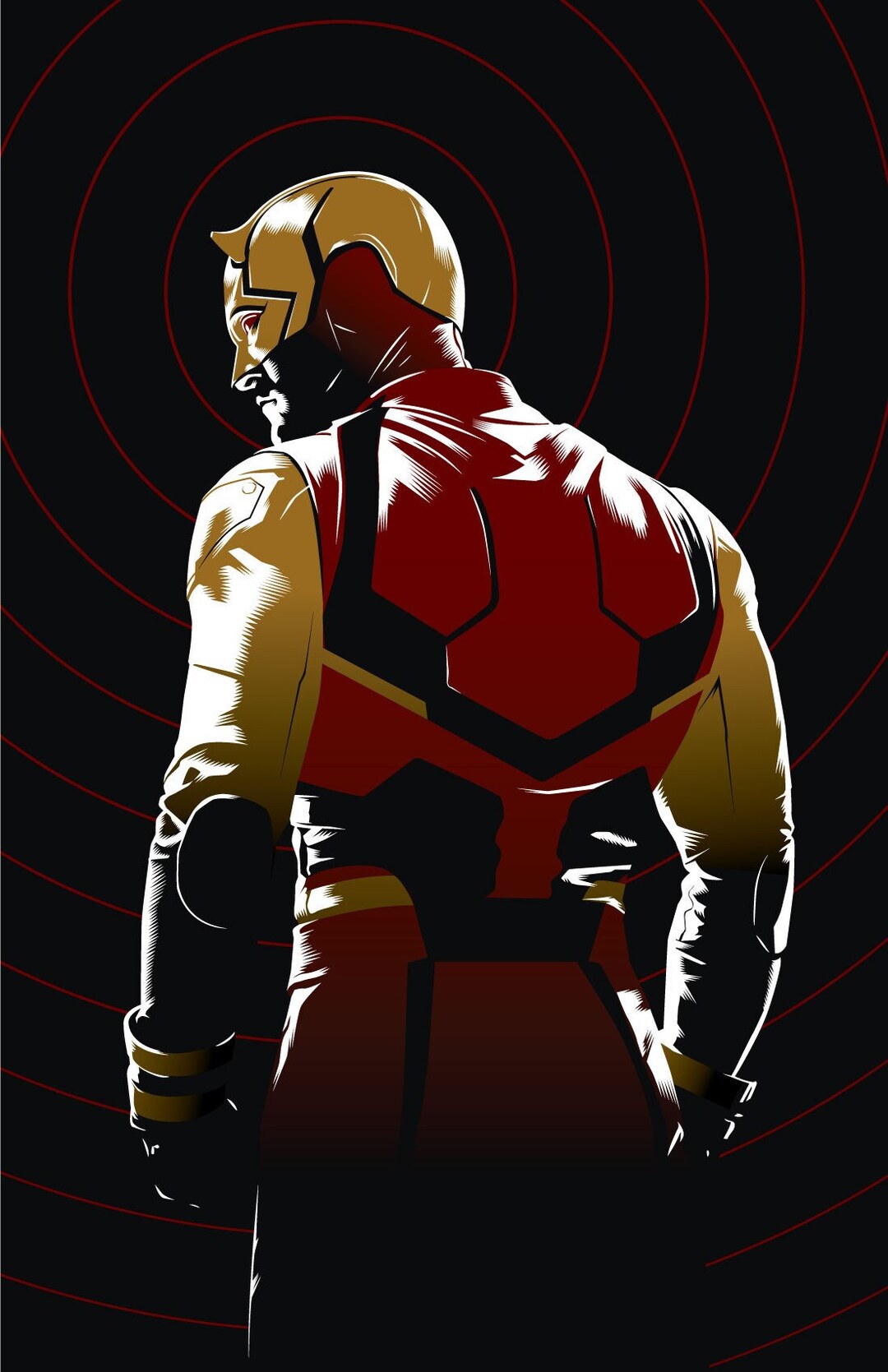 Daredevil Red and Yellow - Etsy