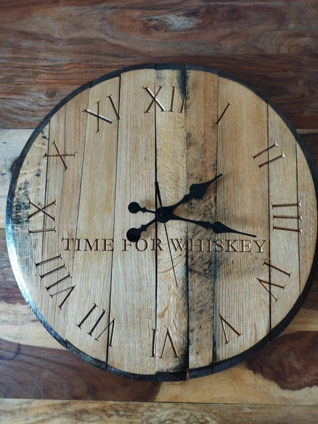 Irish Whiskey Barrel Wall Clock - Etsy