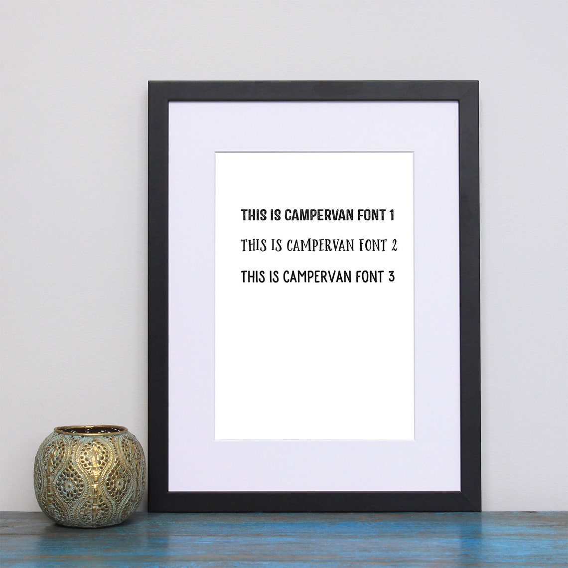 Campervan Personalised Word Art Print or Canvas Camper Van - Etsy