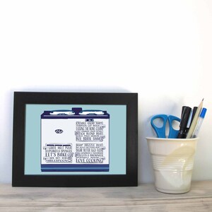 Aga Cooker Word Art Print, Aga Typographic Print - Etsy