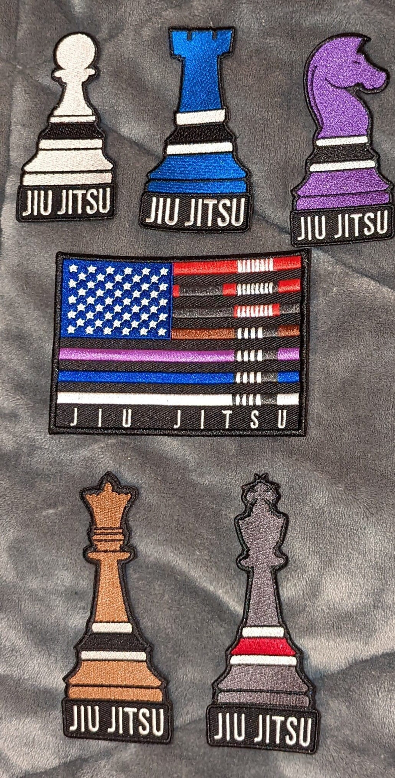 Jiu-jitsu Patches Chess Themed Bundle BJJ Patches - Etsy