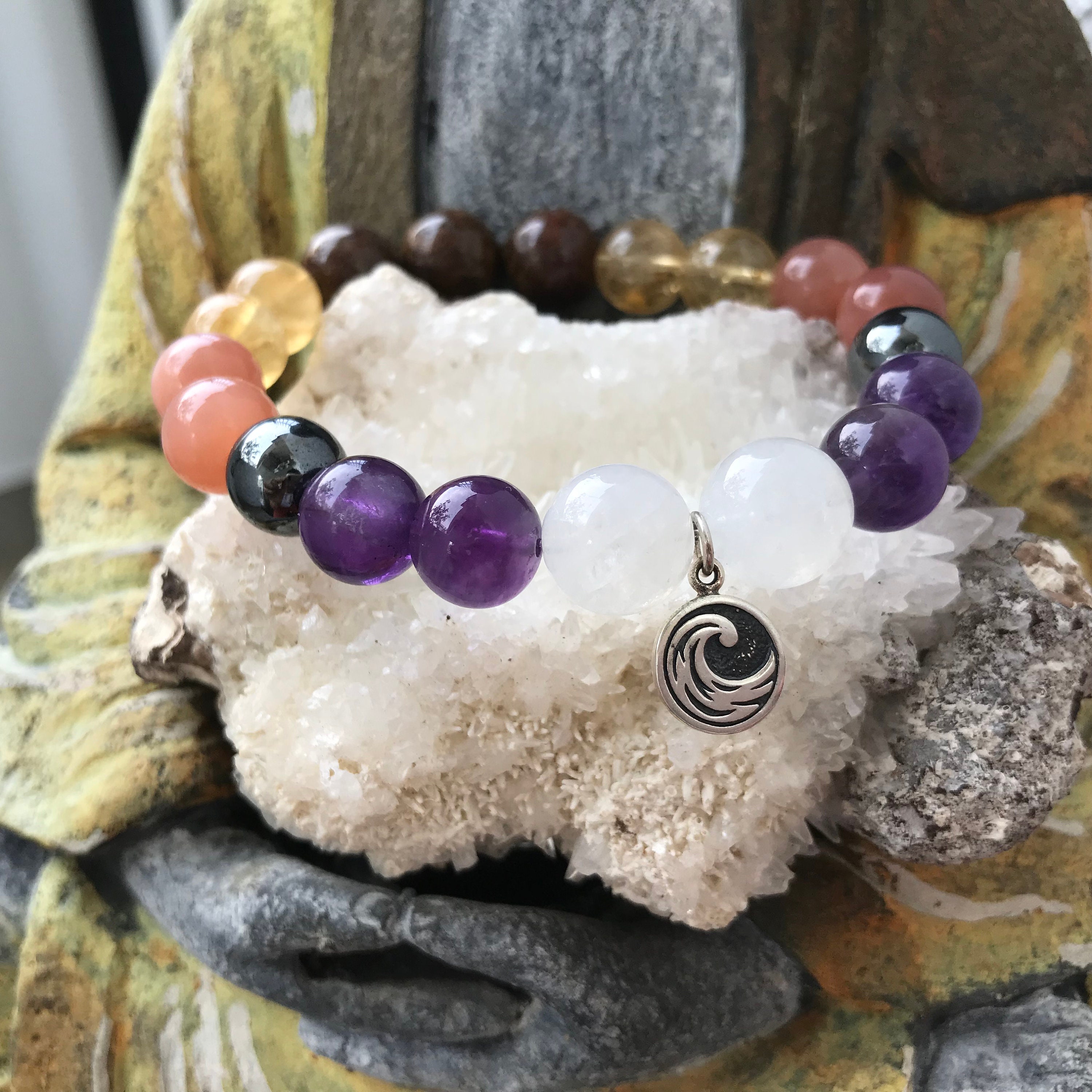 STORM Element. AKASHA Amethyst. Earth Hematite. STORM | Etsy