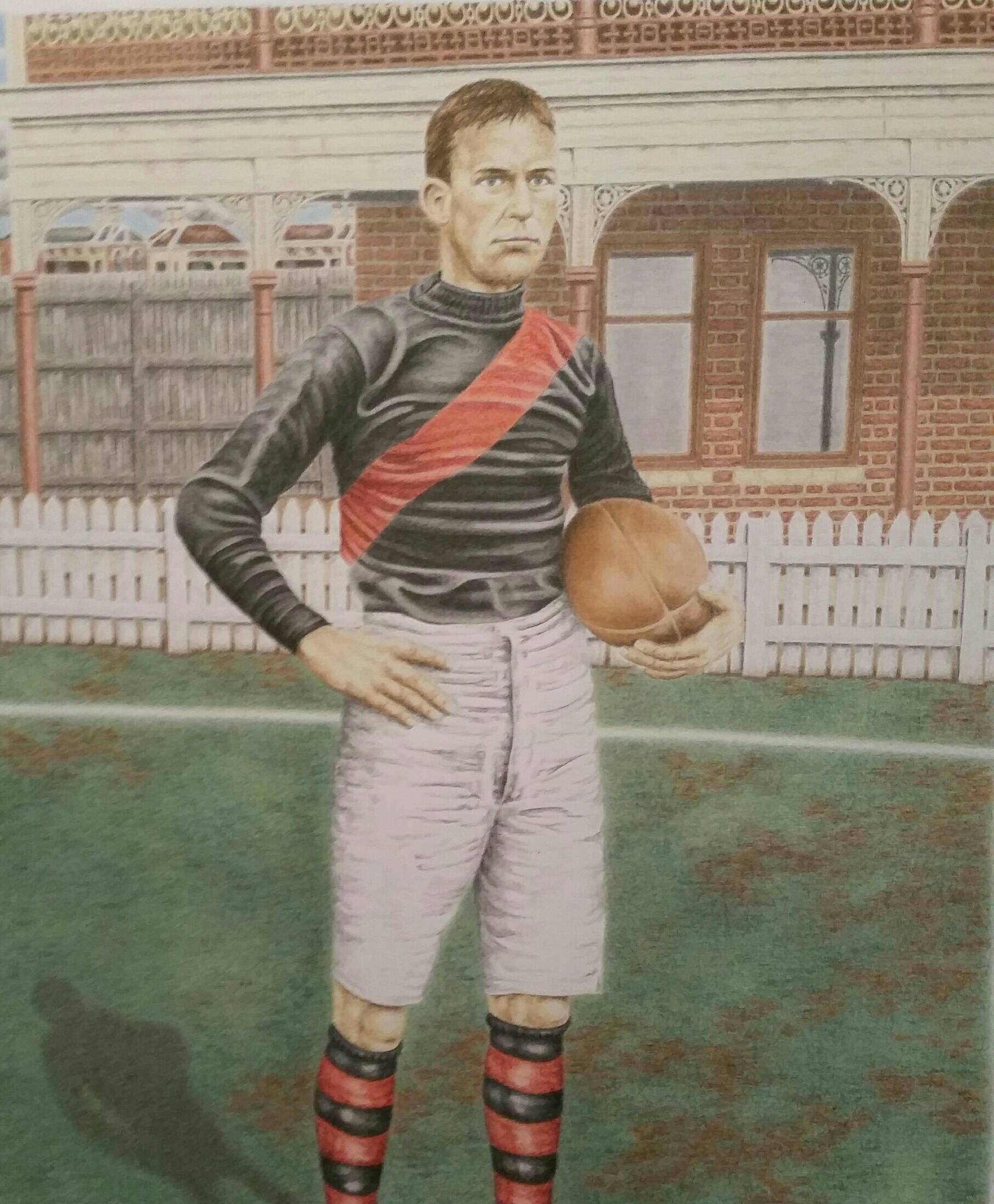 Essendon Football Club Art. Original artwork sold limited | Etsy
