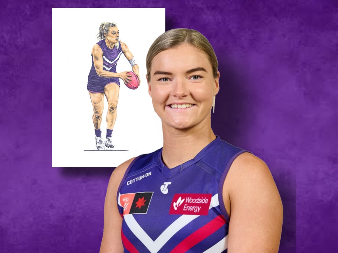 Australian Football Player Art. Hayley Miller Limited Edition Fine Art ...