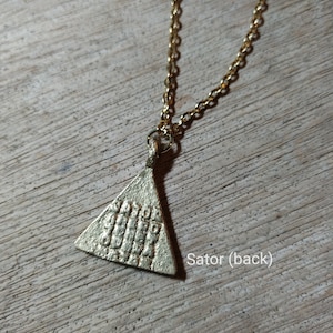 Agimat Chain Necklace/ Sator Trespico /eye of Providence Charm/mata Ng ...