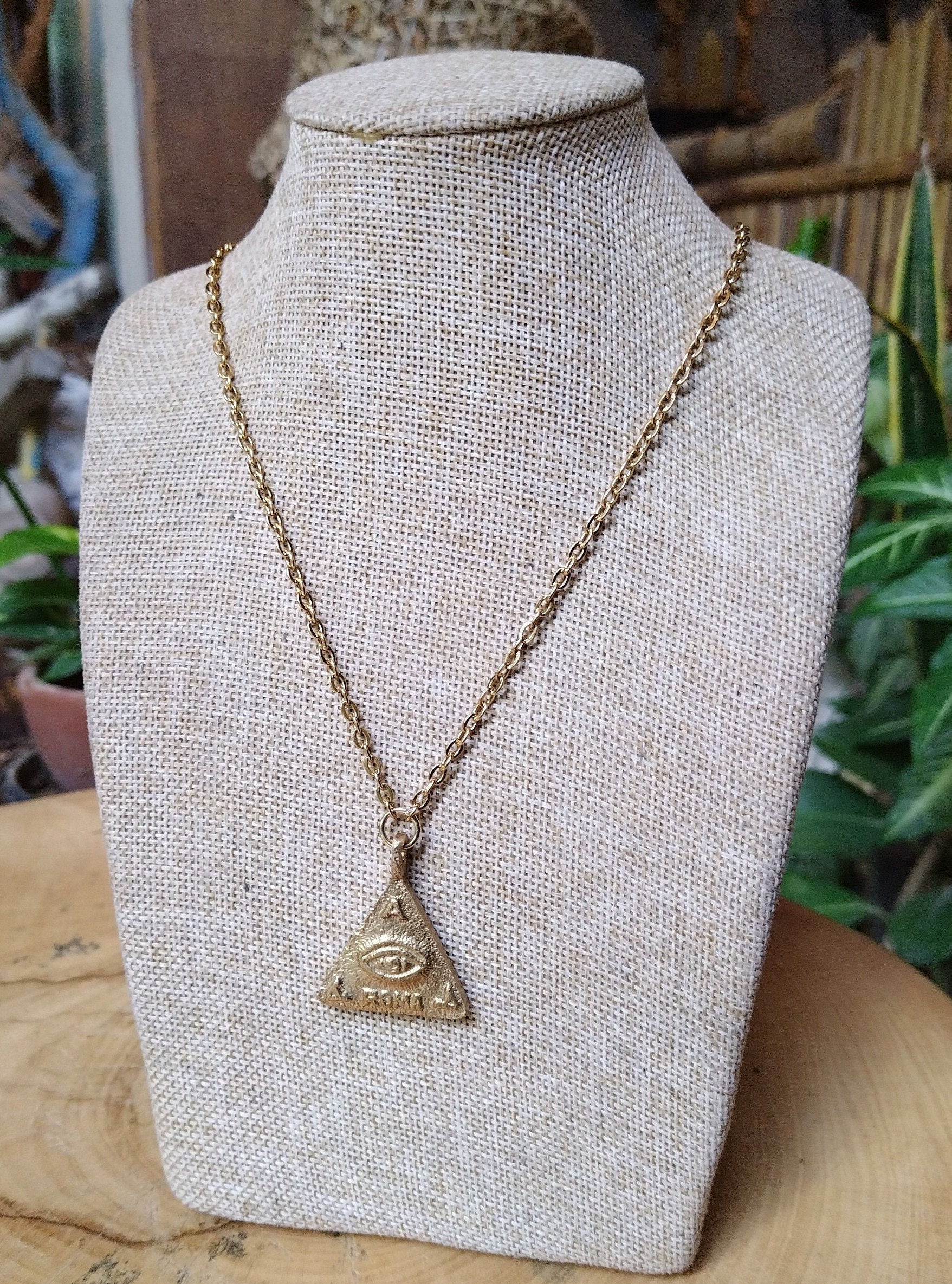 Agimat Chain Necklace/ Sator Trespico /eye of Providence - Etsy