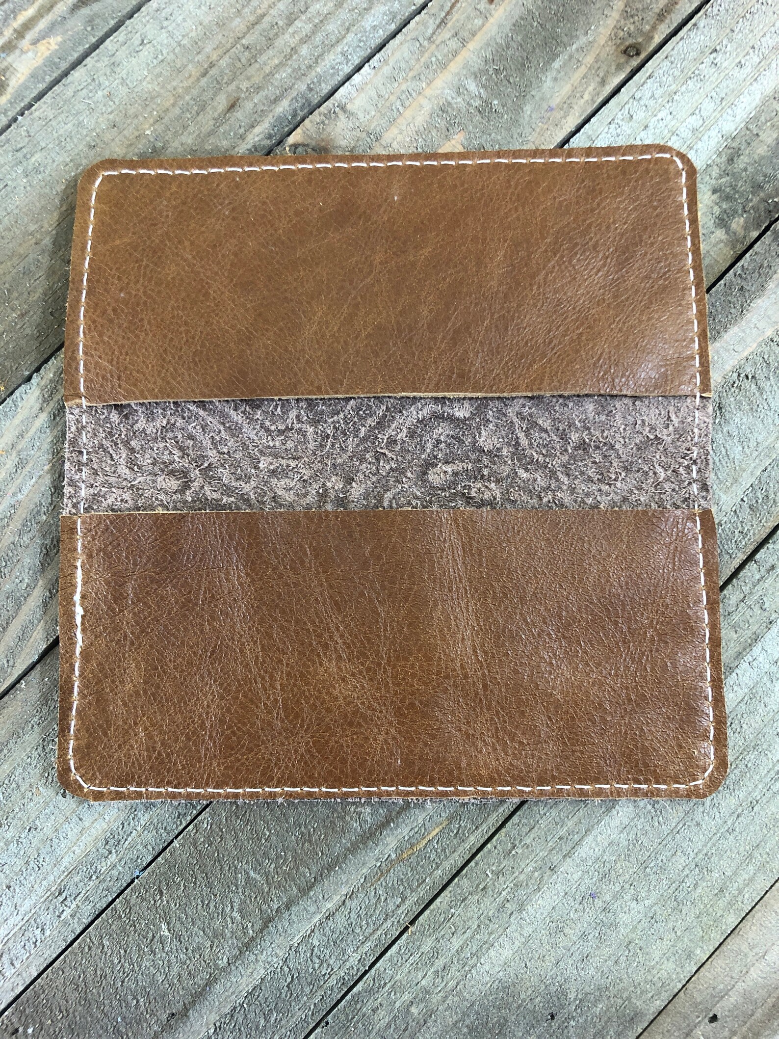 Western Genuine Leather Checkbook Cover | Etsy